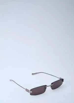Balenciaga Gossip Rectangle Rimless Sunglasses