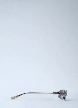Balenciaga Gossip Rectangle Rimless Sunglasses