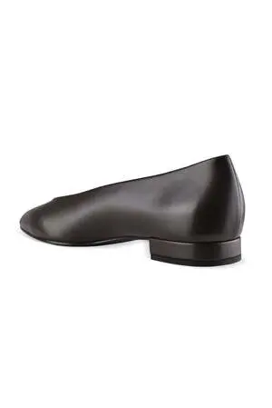 Loro Piana Ballerinas Rebecca Leather Low Heel Pointed Toe