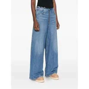 Alexander Wang Wide-leg Zip-front Jeans