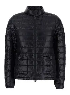 Herno Quilted Tech Fabric Puffer Jacket With Raised Collar