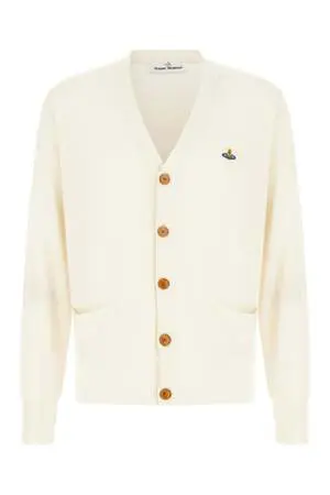 VIVIENNE WESTWOOD Ribbed V-neck Cardigan - Multicolor