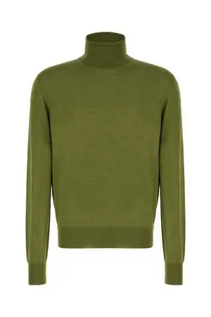Saint Laurent Ribbed Turtleneck Pullover