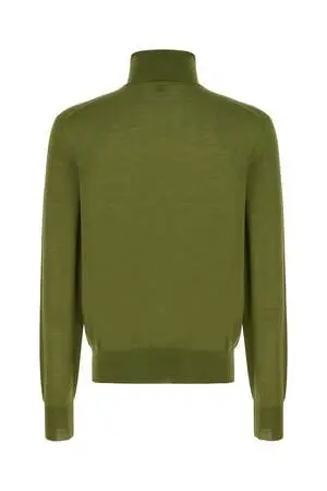 Saint Laurent Ribbed Turtleneck Pullover