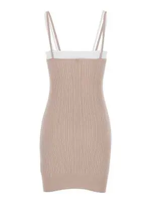 DIESEL® M-zandra Ribbed Knit Mini Dress With Thin Straps - Multicolor
