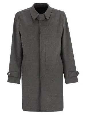 Herno Wool And Cashmere Coat - Gray