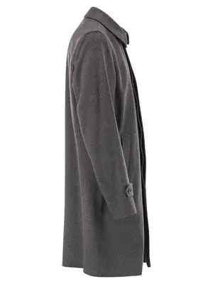 Herno Wool And Cashmere Coat - Gray
