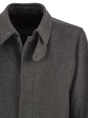 Herno Wool And Cashmere Coat - Gray