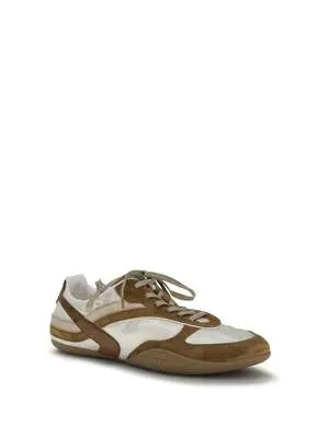 Miu Miu Paneled Lace-up Gymnasium Sneakers - Multicolor