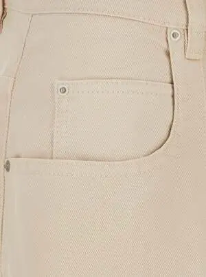Isabel Marant Étoile Rodayna Wide Leg Beige Denim Jeans - Multicolor