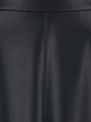 Max Mara Ninfa' Eco-leather Flared Skirt