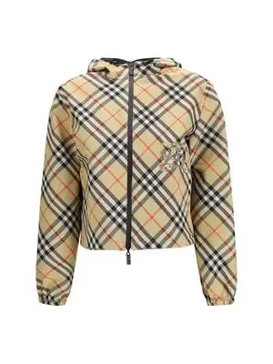 Burberry Checked Jackets For Women