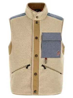 Moncler Teddy & Chambray Vest