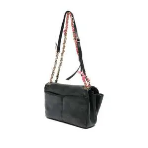 Balenciaga Logo Detail Shoulder Bag - Black