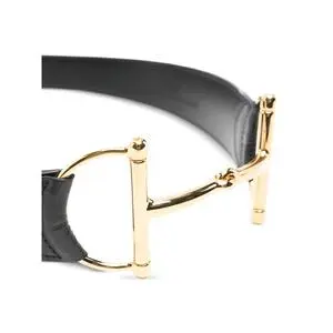 Gucci Horsebit Detail Belt - Black