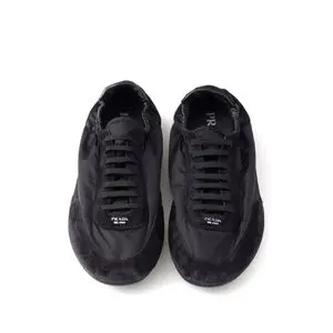 Prada Low-top Trainers With Lace-up Fastening - Black