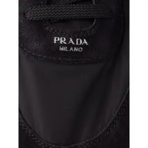 Prada Low-top Trainers With Lace-up Fastening - Black