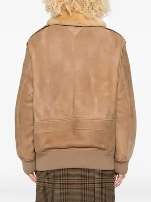 Prada Shearling Bomber Jacket
