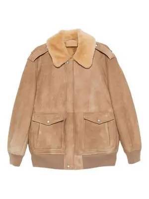 Shearling Bomber Jackets