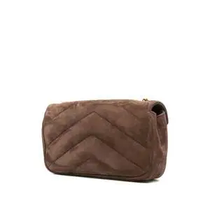 Saint Laurent Chevron Patterned Shoulder Bag