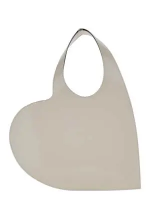 Coperni Heart Shoulder Bag With Logo Print - Multicolor