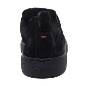 Santoni Victory Suede Slip-on Sneakers - Blue