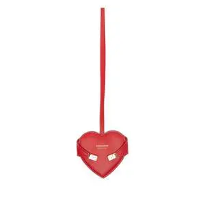 FERRAGAMO Heart Shaped Mirror Strap Accessory With Gold-tone Hardware