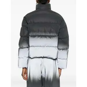 Alexander Wang Tone Puffer Jacket With Zip Fastening - Silver