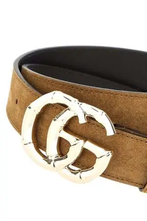 Gucci Leather Belt With Interlocking G Buckle