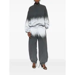 Alexander Wang Bomber Jacket With Zip Fastening And Stand Collar