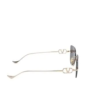 Valentino Garavani Geometric Rimless Sunglasses