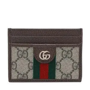 Gucci Ophidia Cards Holder - Brown