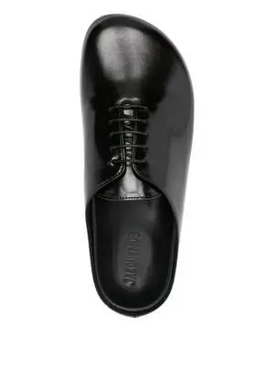 Jacquemus Les Mules Derbie Patent Leather Mules