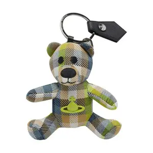 VIVIENNE WESTWOOD Teddy Bear Orb Logo Keyring - Multicolor