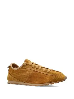 Jacquemus Le Tennis Sneakers In Embossed Suede - Brown