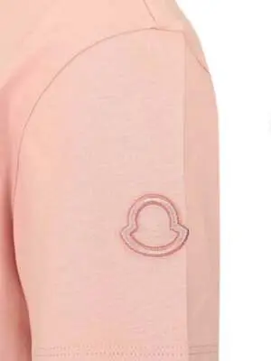 Moncler Cotton T-shirt With Logo Applique