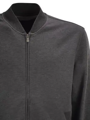 Brunello Cucinelli Techno Cotton Fleece Zip-up Topwear