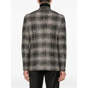 Tagliatore Double-breasted Checked Blazer
