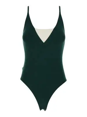 ERES Entrevue" One-piece Swimsuit With Contrast Details - Multicolor