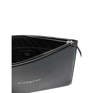 Givenchy Calf Leather Clutch Bag With Logo