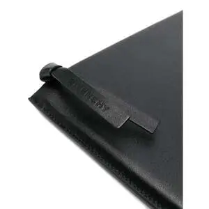 Givenchy Calf Leather Clutch Bag With Logo