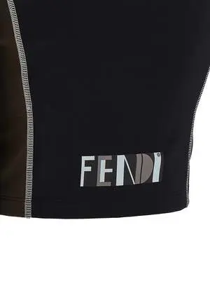 Fendi Color Block Technical Fabric Top