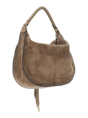 Chloé Marcie Medium Shoulder Bag In Suede - Brown