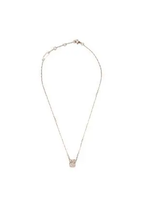 Bottega Veneta Rose Gold Necklace With Embellished Detail - Multicolor