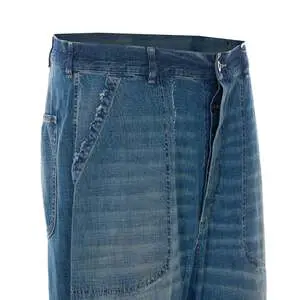 MAISON MARGIELA Wide Leg Denim Jeans - Blue