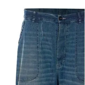 MAISON MARGIELA Wide Leg Denim Jeans - Blue