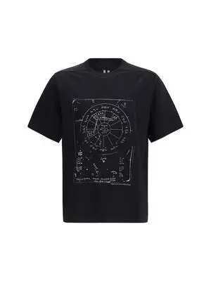 Rick Owens Brad T-shirt In Cotton Jersey - Black