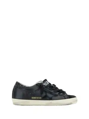 GOLDEN GOOSE Golden Goose "Super-Star" Suede Sneakers Black