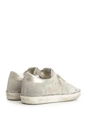 GOLDEN GOOSE Super-star" Suede Sneakers - Gray