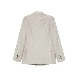 Tagliatore Grey Suits Double Breasted Suits - Gray